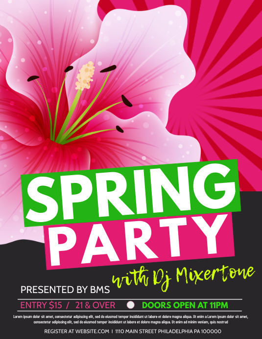 Copy of Spring Party | PosterMyWall