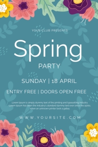 spring party Template | PosterMyWall