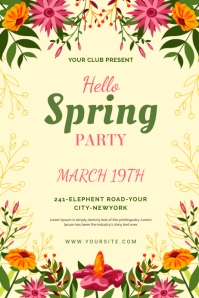 spring party Template | PosterMyWall