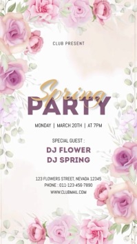 spring party Template | PosterMyWall