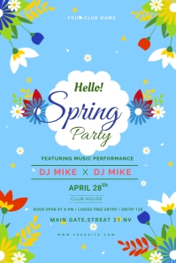 spring party Template | PosterMyWall