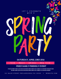 Spring Party Poster Template | PosterMyWall