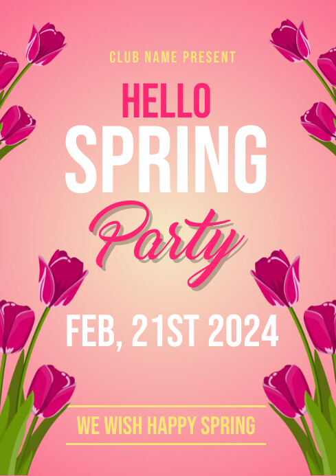 Spring Party Template | PosterMyWall