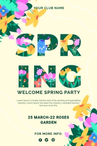 spring party Template | PosterMyWall