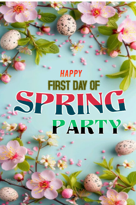 spring party Template | PosterMyWall
