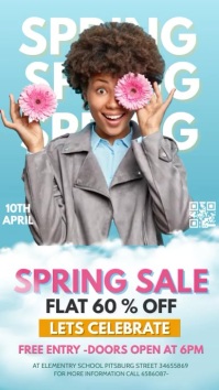 Yellow spring break Instagram story Template | PosterMyWall