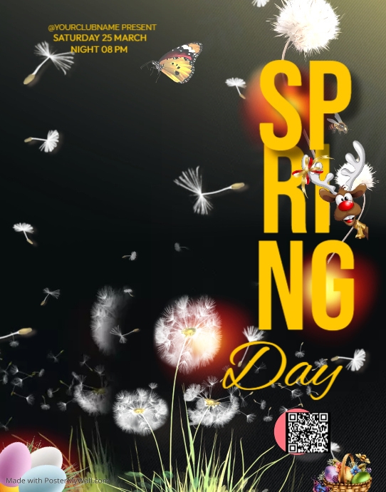 Spring party flyer Template | PosterMyWall