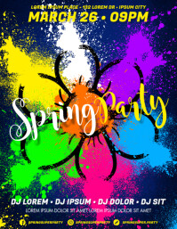 Spring Party flyer Template | PosterMyWall