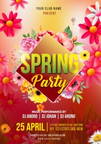 Spring Party Poster Template | PosterMyWall