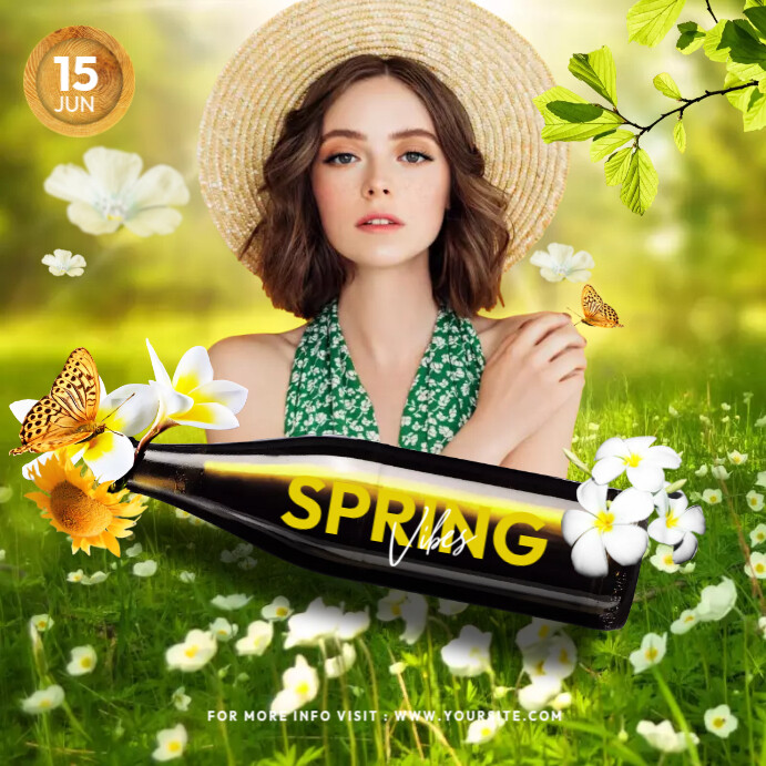 Spring Party Flyer Template | PosterMyWall