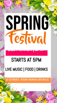 spring party invitation Template | PosterMyWall