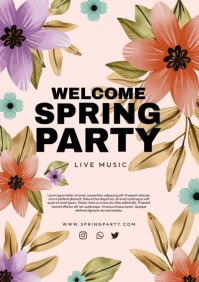 Spring Music Party Template | PosterMyWall