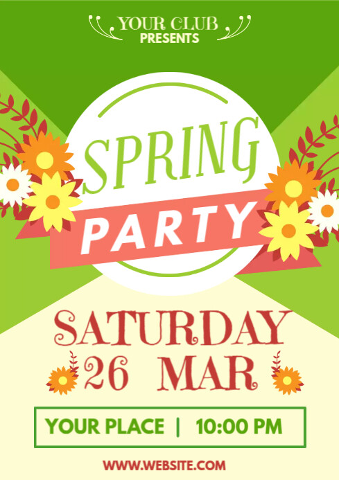 Plantilla de Spring Party Poster | PosterMyWall