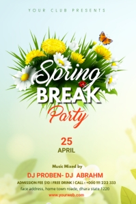 Spring Party flyer Template | PosterMyWall