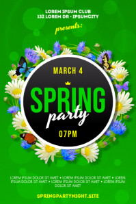 Spring Break Party Poster Template | PosterMyWall
