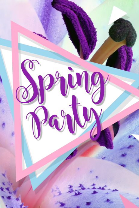 Spring Party Poster Template | PosterMyWall