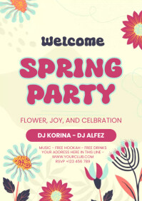 Spring Party Poster Template | PosterMyWall