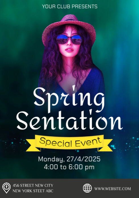 SPRING PARTY TEMPLATE | PosterMyWall