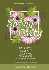 SPRING PARTY TEMPLATE | PosterMyWall
