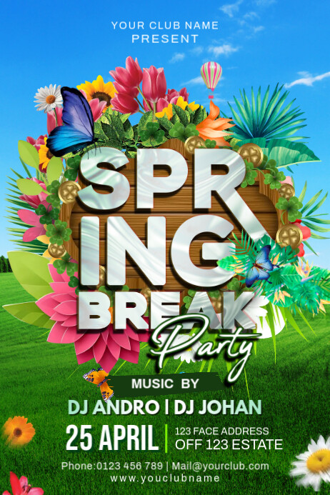 Spring poster Template | PosterMyWall