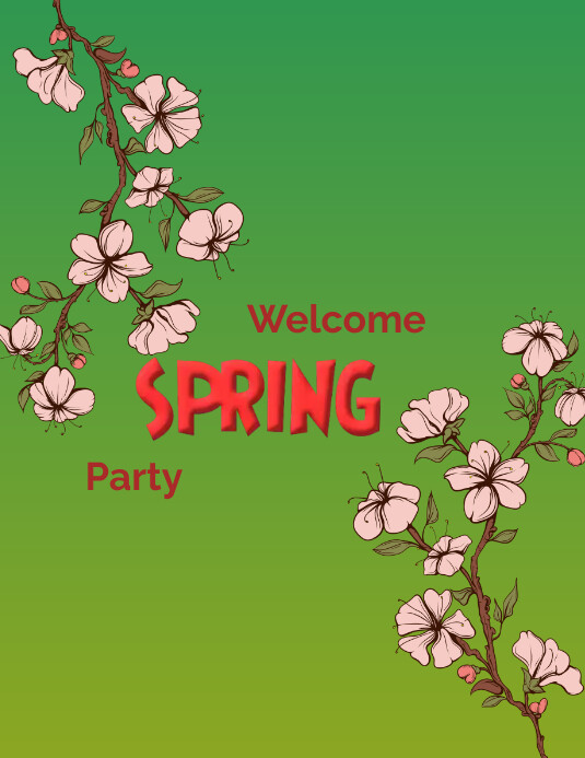 Spring poster Template | PosterMyWall