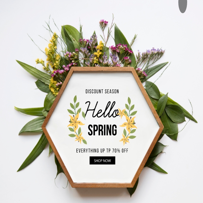 Copy of Spring poster design template | PosterMyWall