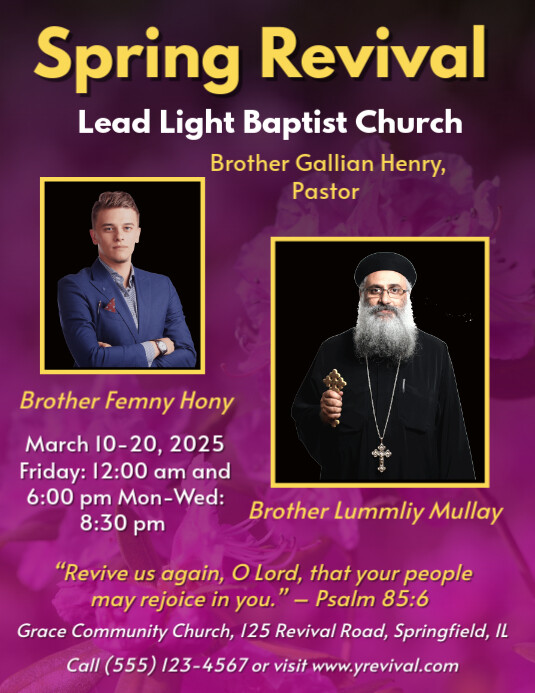 Modèle Spring Revival Flyer | PosterMyWall