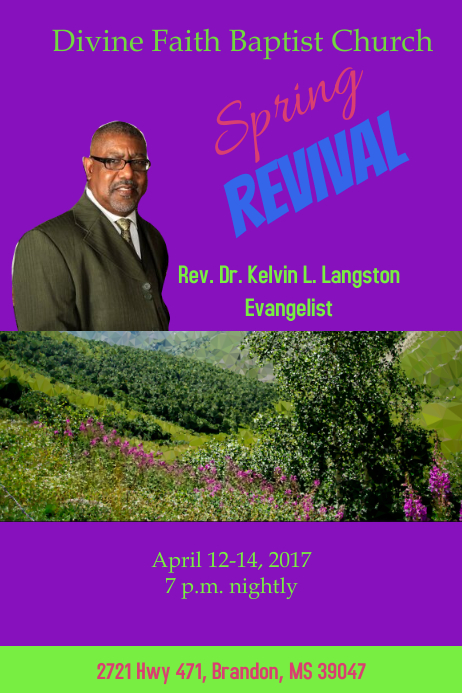 Spring Revival Templat | PosterMyWall