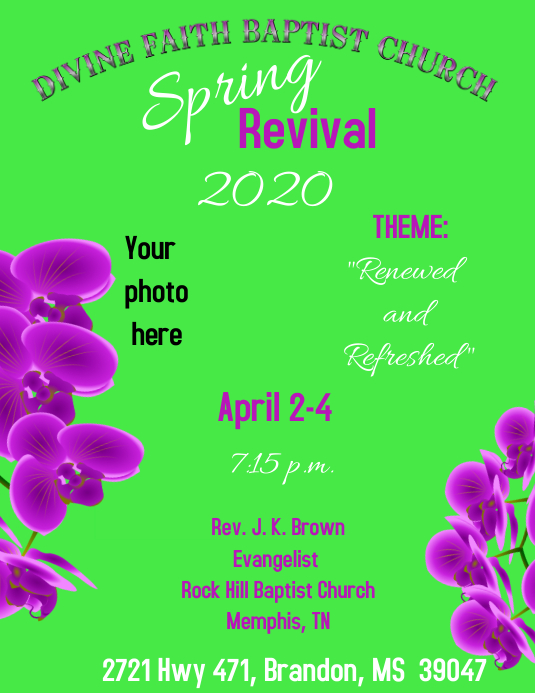 Spring Revival Template | PosterMyWall