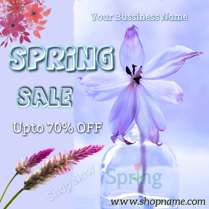 spring sale 70% off Template | PosterMyWall