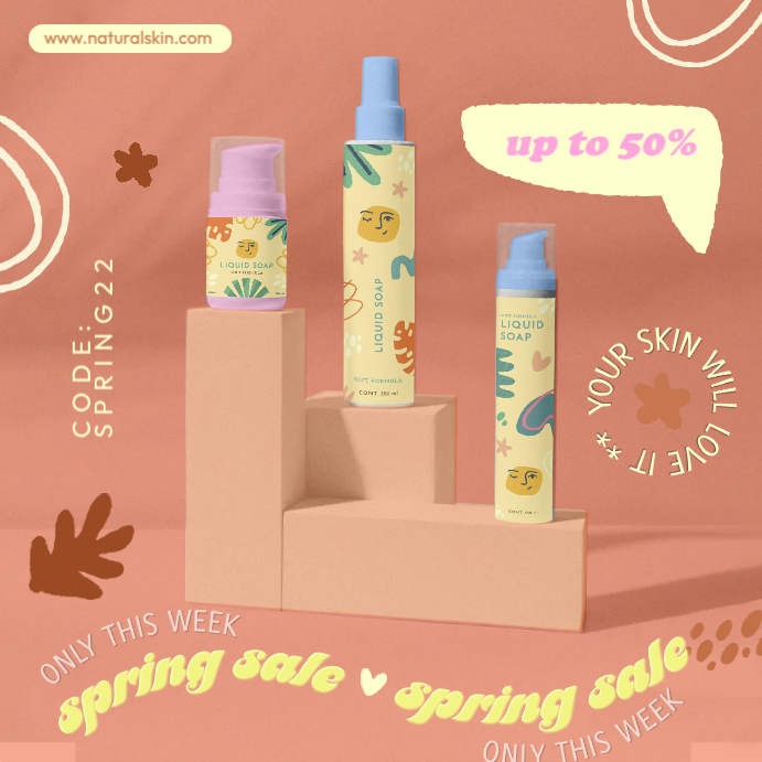 Spring Sale Ads Template | PosterMyWall