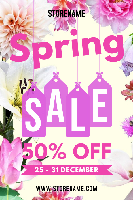 Spring sale Template | PosterMyWall