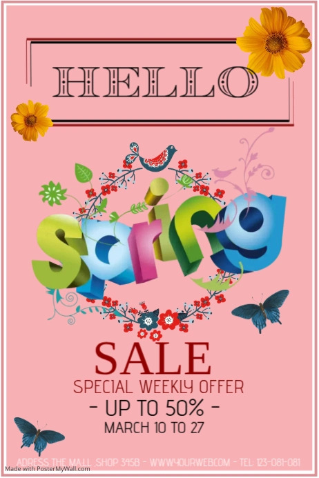Copy of Spring Sale | PosterMyWall