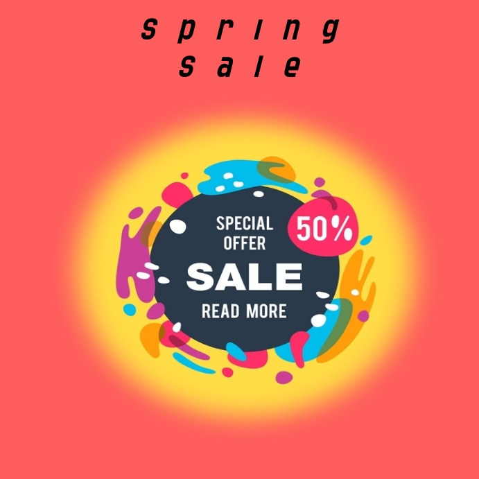 Spring Sale Template | PosterMyWall