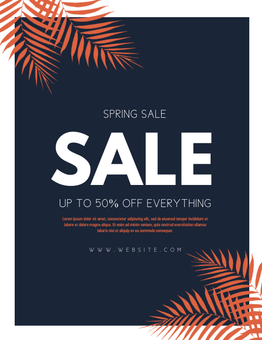 Copy of Spring Sale | PosterMyWall