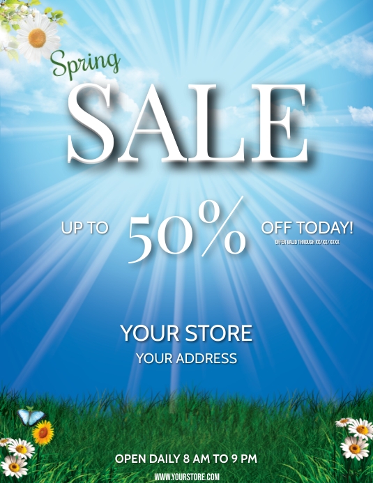 SPRING SALE Template | PosterMyWall