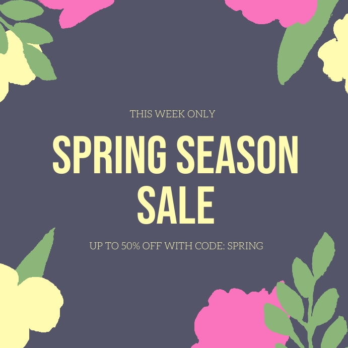 Spring sale Template | PosterMyWall
