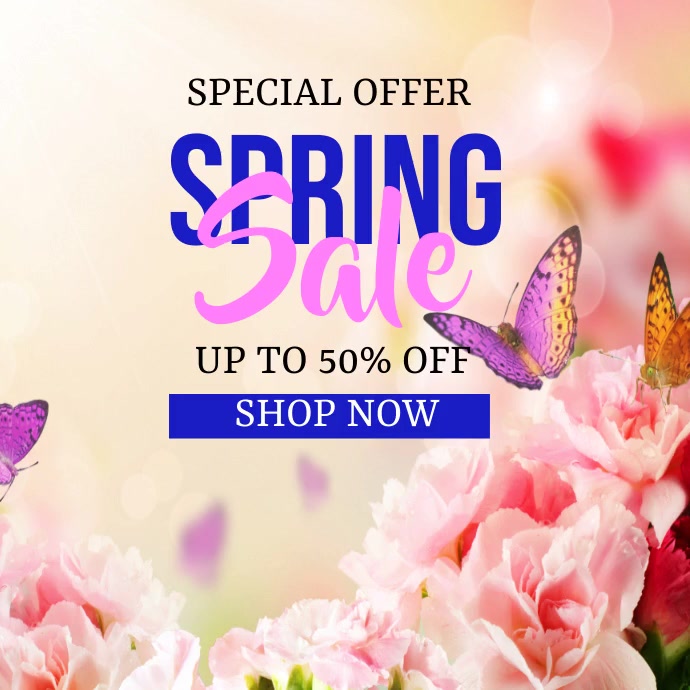 Spring sale Template | PosterMyWall
