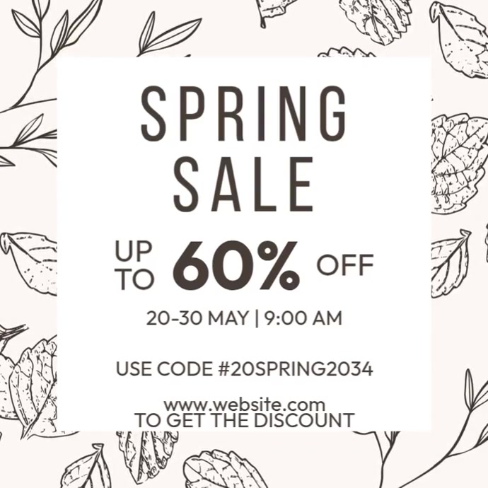 Copy of Spring Sale | PosterMyWall