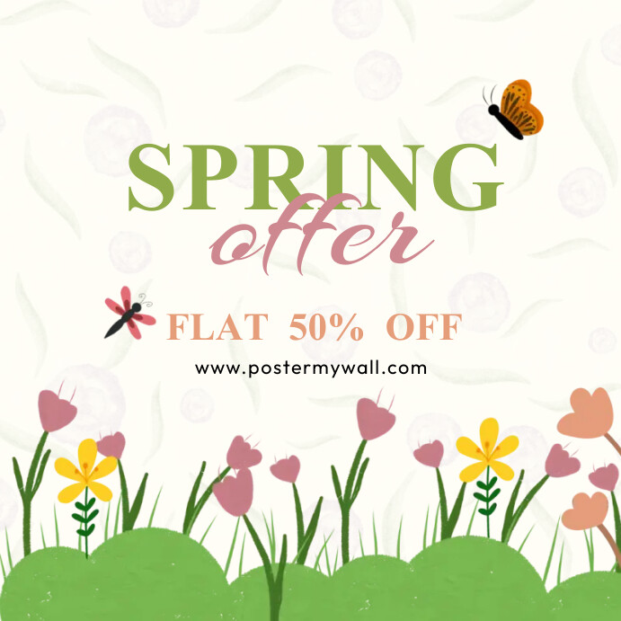 Spring Sale Template | PosterMyWall