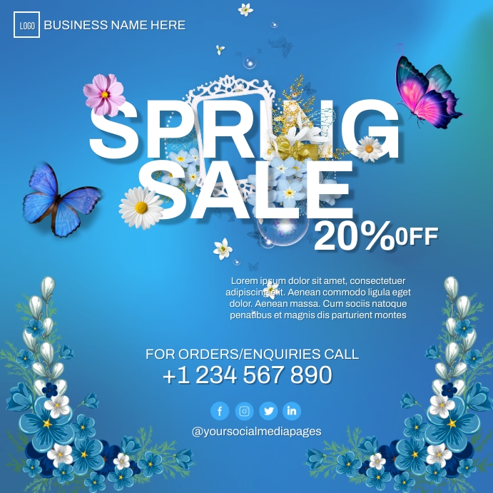 spring sale Template | PosterMyWall