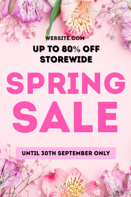 Spring Sale Template | PosterMyWall