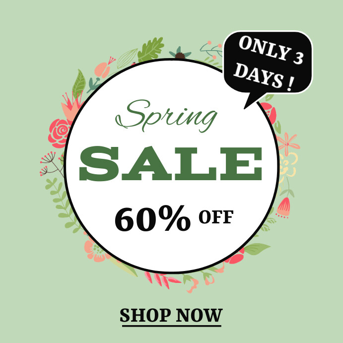 Spring Sale Template | PosterMyWall
