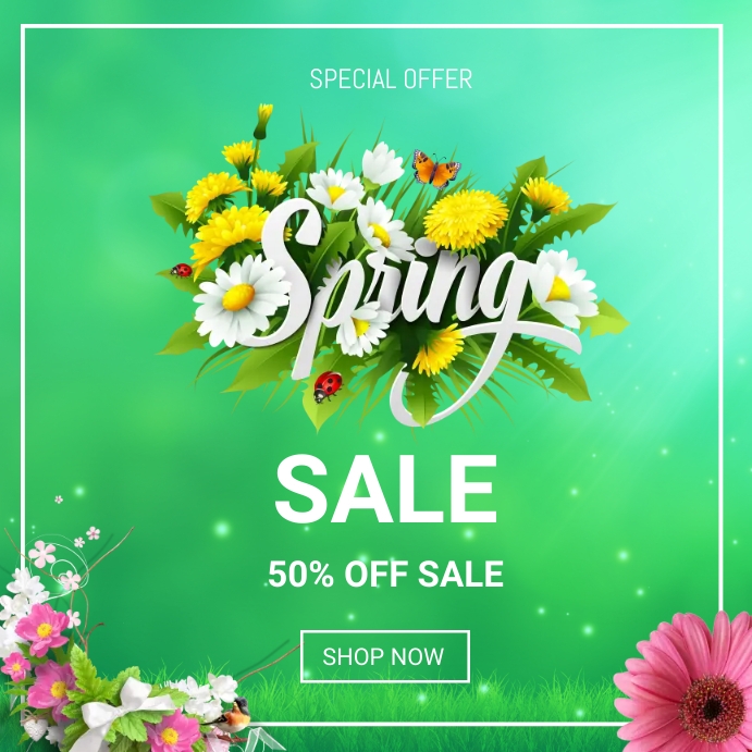 Spring sale Template | PosterMyWall