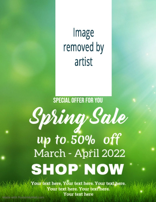 Copy of spring sale | PosterMyWall