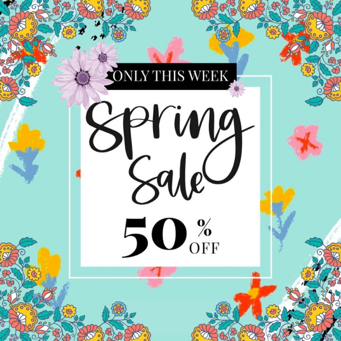 Spring Sale Template | PosterMyWall