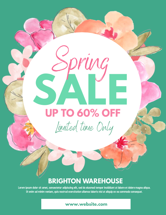 Spring sale Template | PosterMyWall