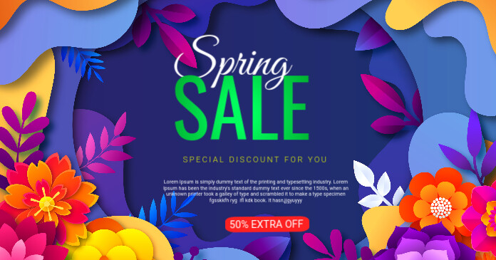 Copy of spring sale | PosterMyWall
