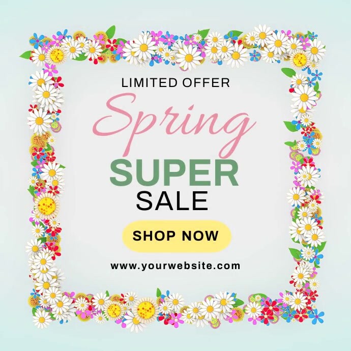 SPRING SALE Template | PosterMyWall