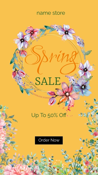 spring sale Template | PosterMyWall